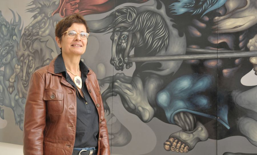 En Medasur: exponen el mural de Ricardo Carpani